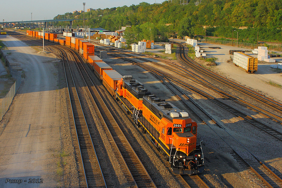 Southbound BNSF Transfer Train